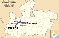 Indore Map - kolkata metro